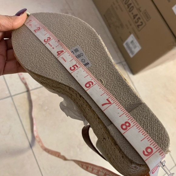 SunnyMia | Shoes | Beige Peep Toe Wedges | Poshmark